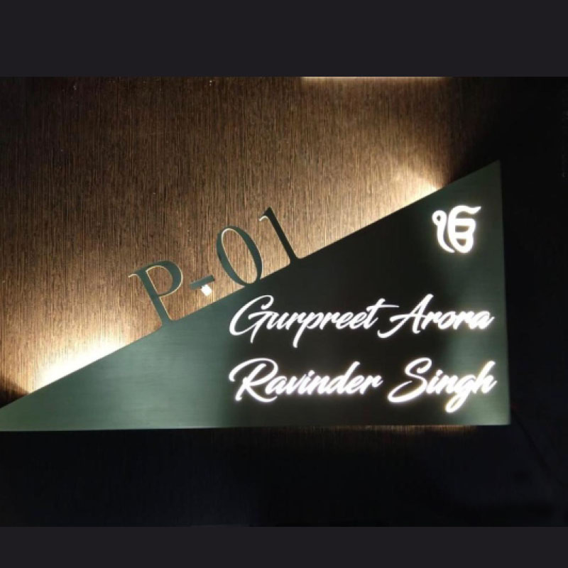 Gurpreet Arora – Door Nameplates, Nameplates Mumbai, Designer Nameplates.